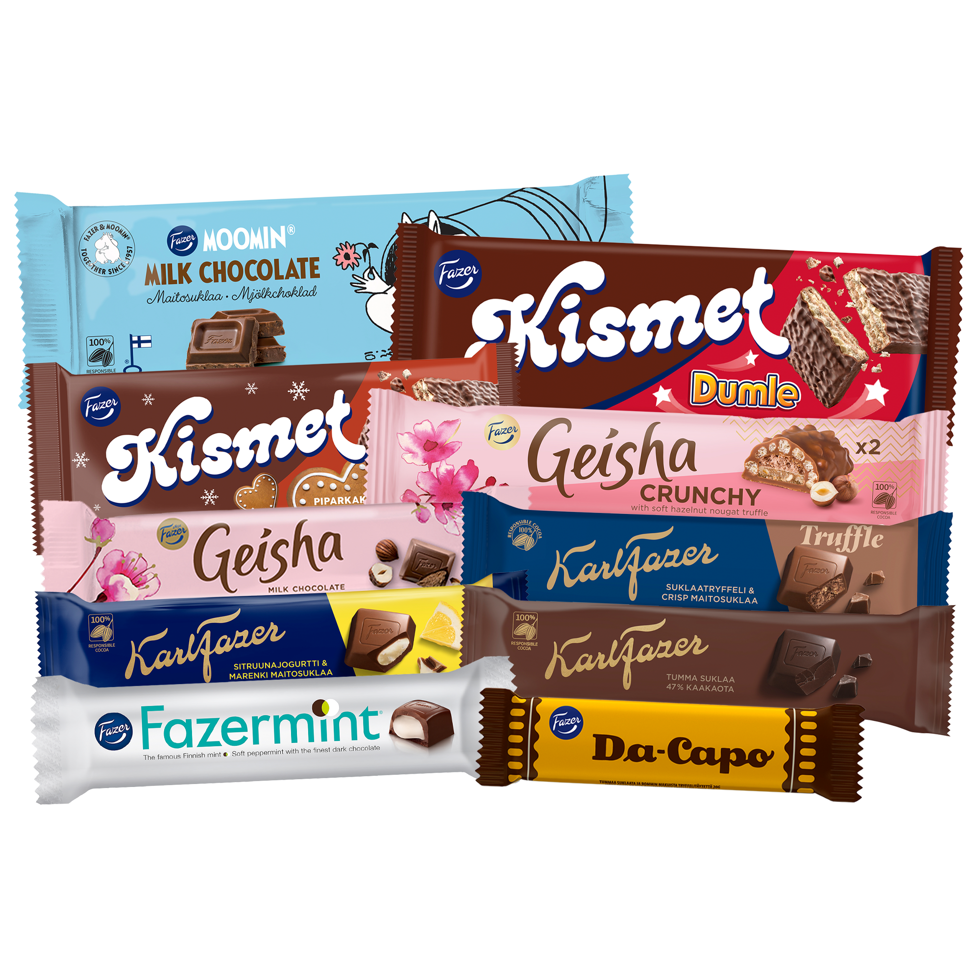 Fazer Chocolate Bars Sampler Bundle – Touch of Finland