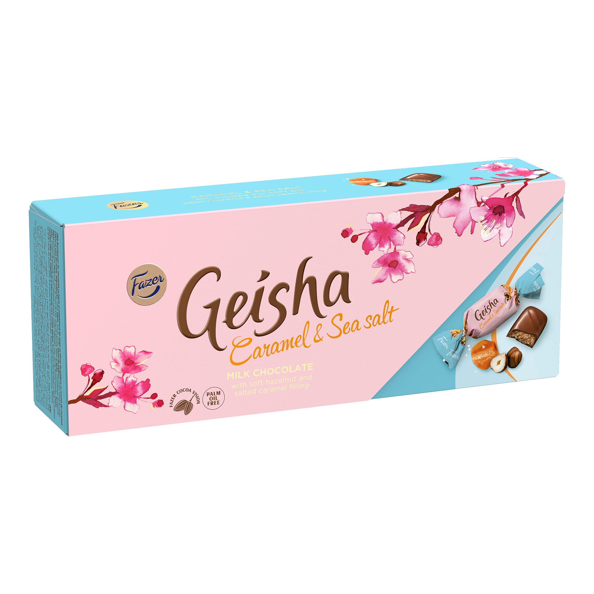 Fazer Geisha Caramel & Sea Salt Milk Chocolates Box (250g) – Touch of ...