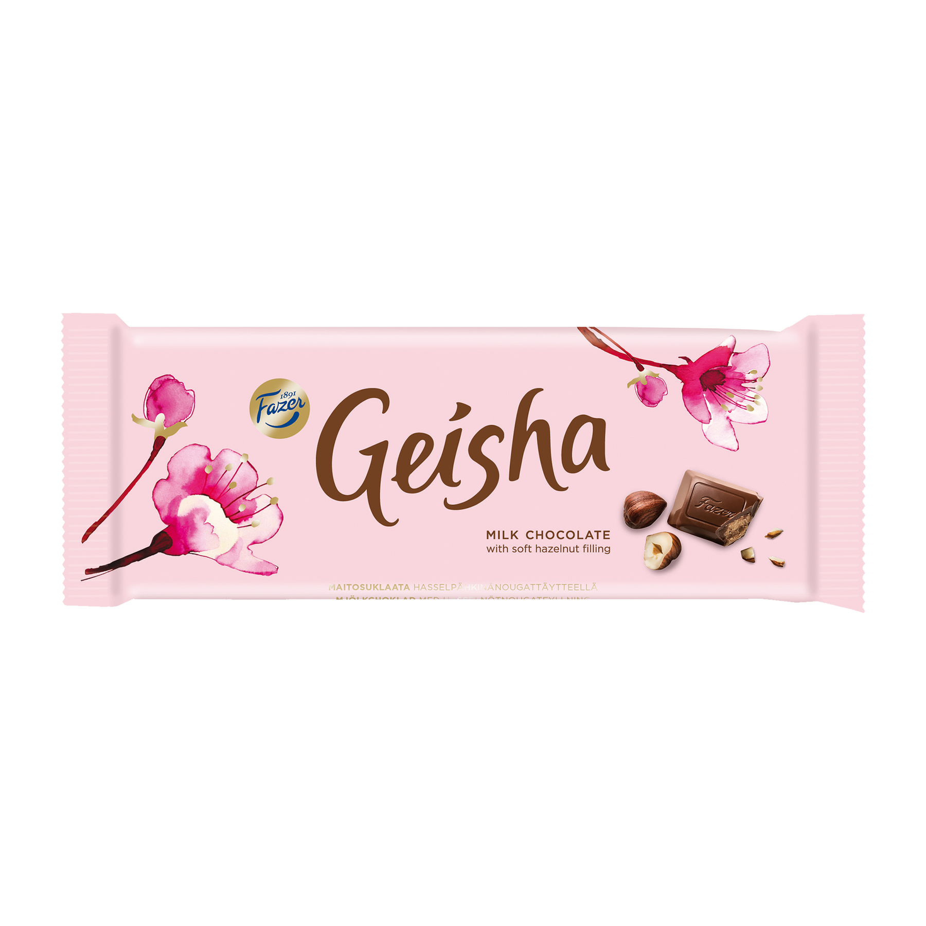 Fazer Geisha Milk Chocolate Soft Hazelnut Filling Bar (100g) – Touch of ...