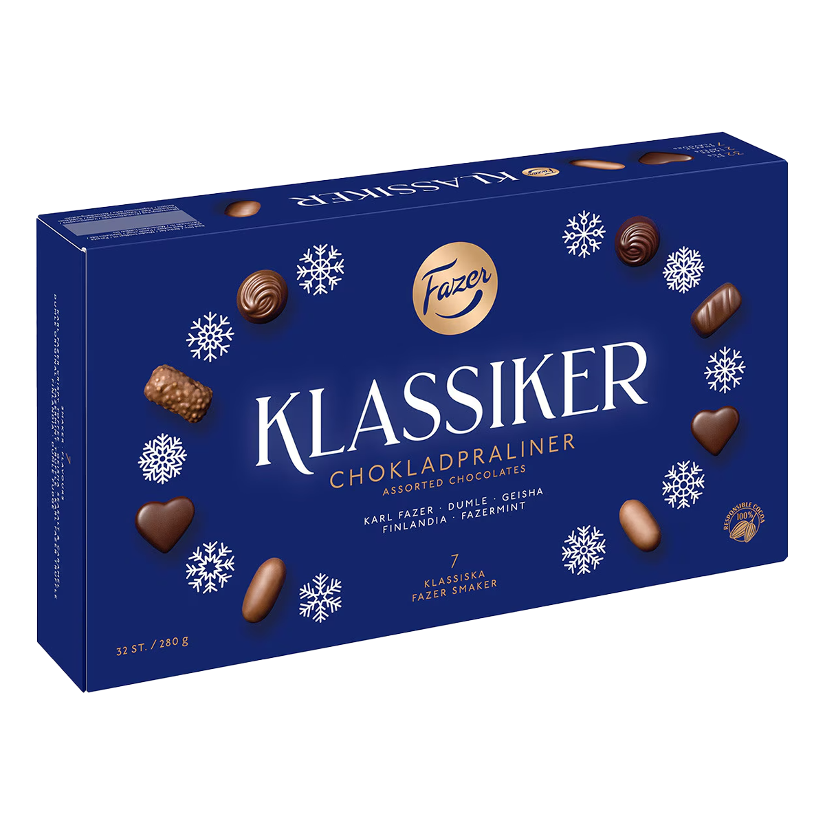 Fazer Klassiker Assorted Chocolates Box (280g) – Touch of Finland
