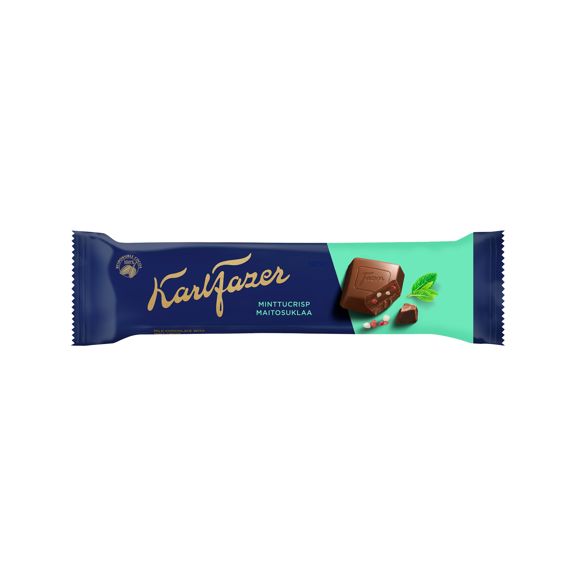 Fazer Mint Crisps Milk Chocolate Bar (37g) – Touch of Finland