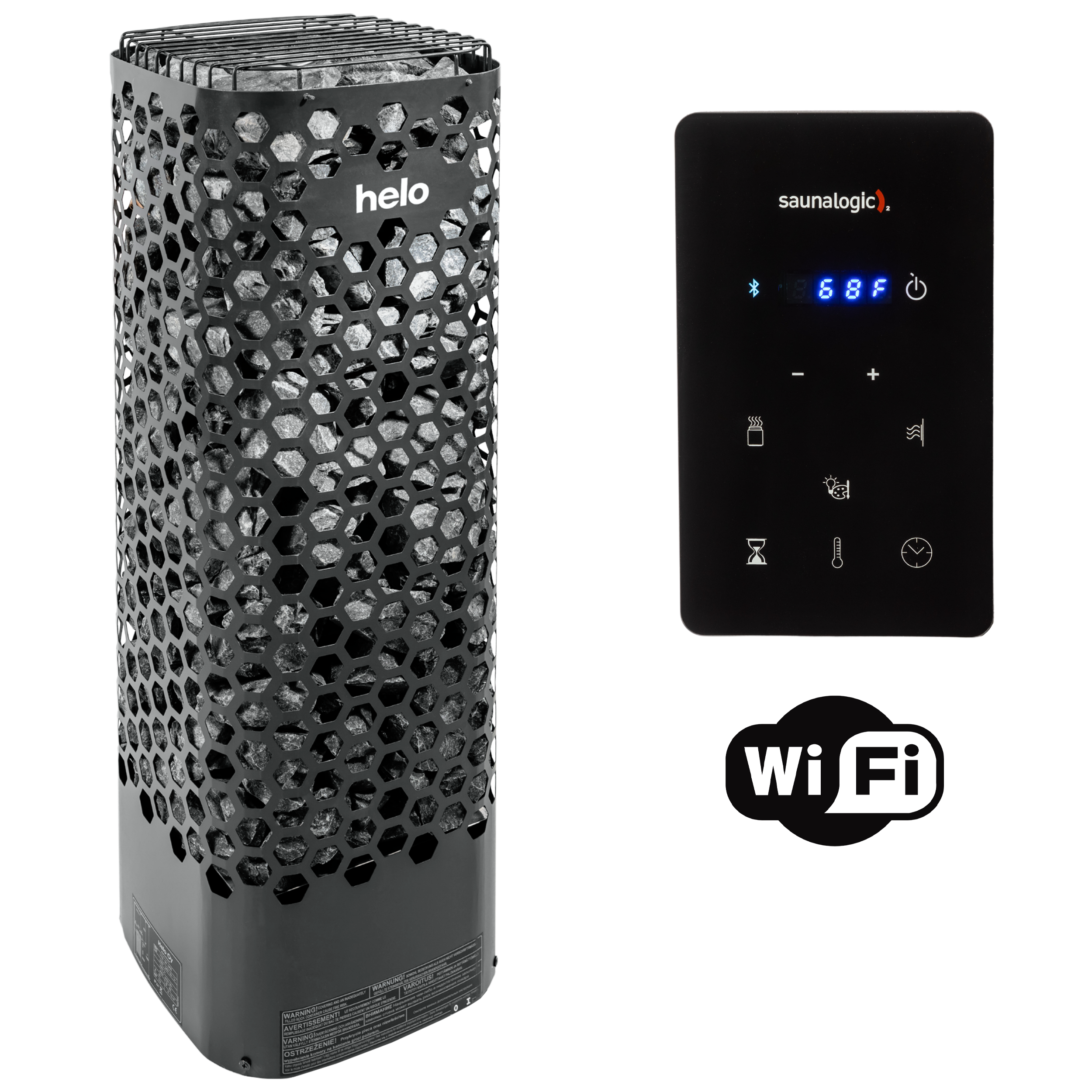 Helo Himalaya Electric Sauna Heater & SL2 WiFi Control – Touch of Finland