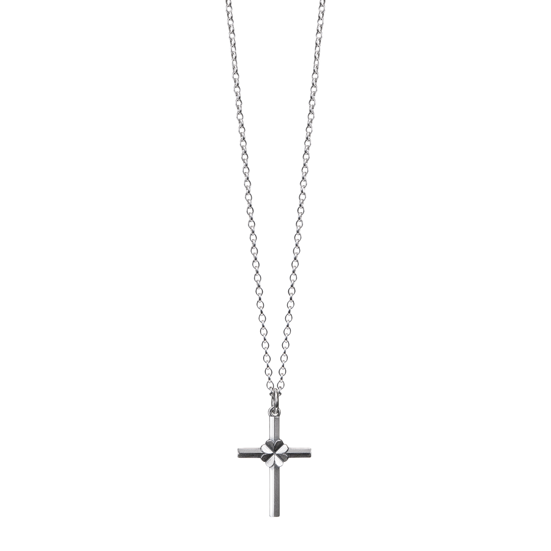 Clover cross necklace store
