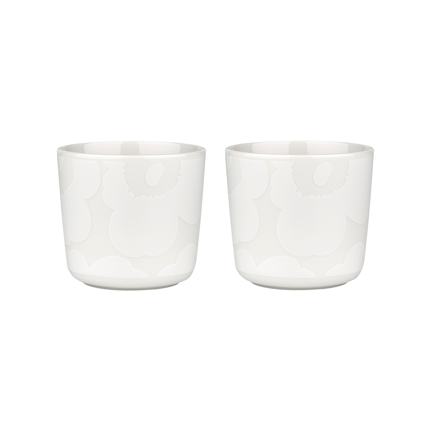 Marimekko Unikko Coffee Cups (Set of 2), off-white/white – Touch of Finland