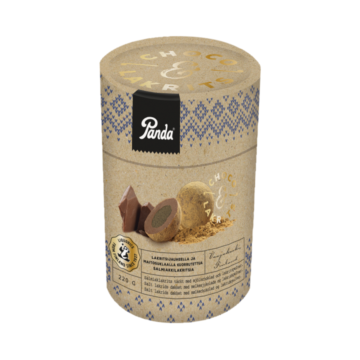 Panda Choco & Salty Licorice Box (220g) – Touch of Finland