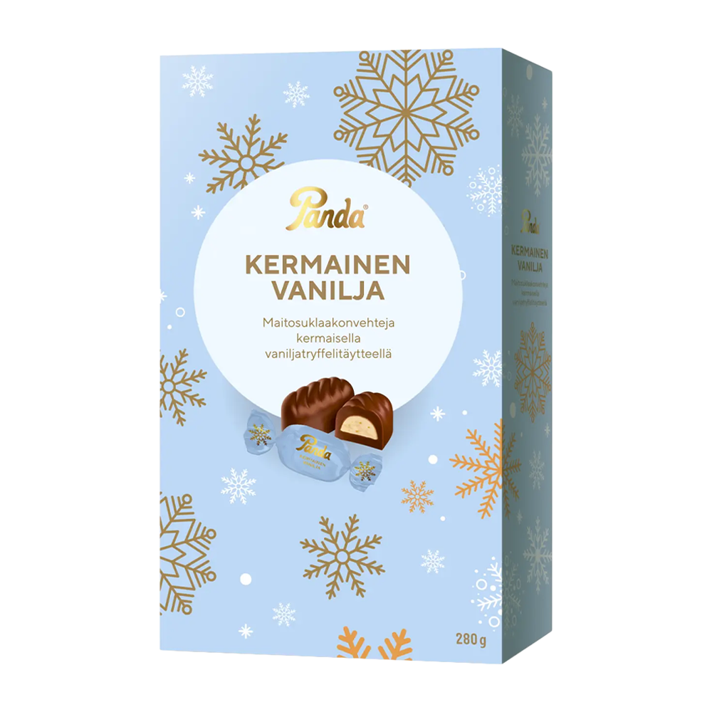 Panda Creamy Vanilla Milk Chocolate Truffles Box (280g) – Touch of Finland