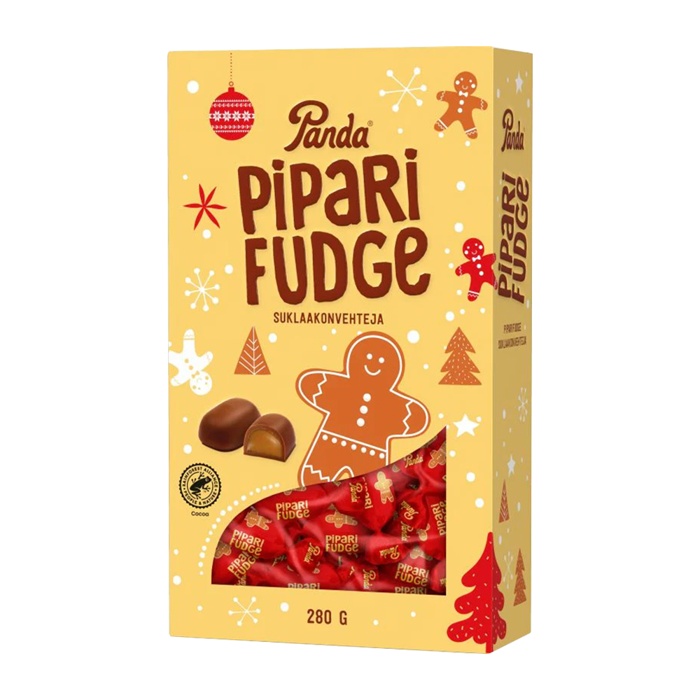 Panda Pipari Fudge Gingerbread Toffee Chocolates Box (280g) – Touch of ...