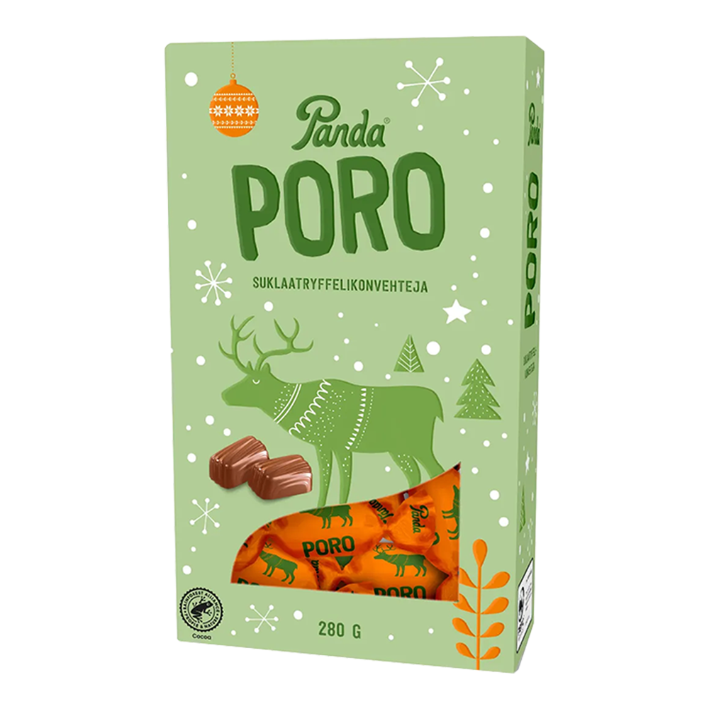 Panda Poro Milk Chocolate Toffee Truffles Box (280g) – Touch of Finland