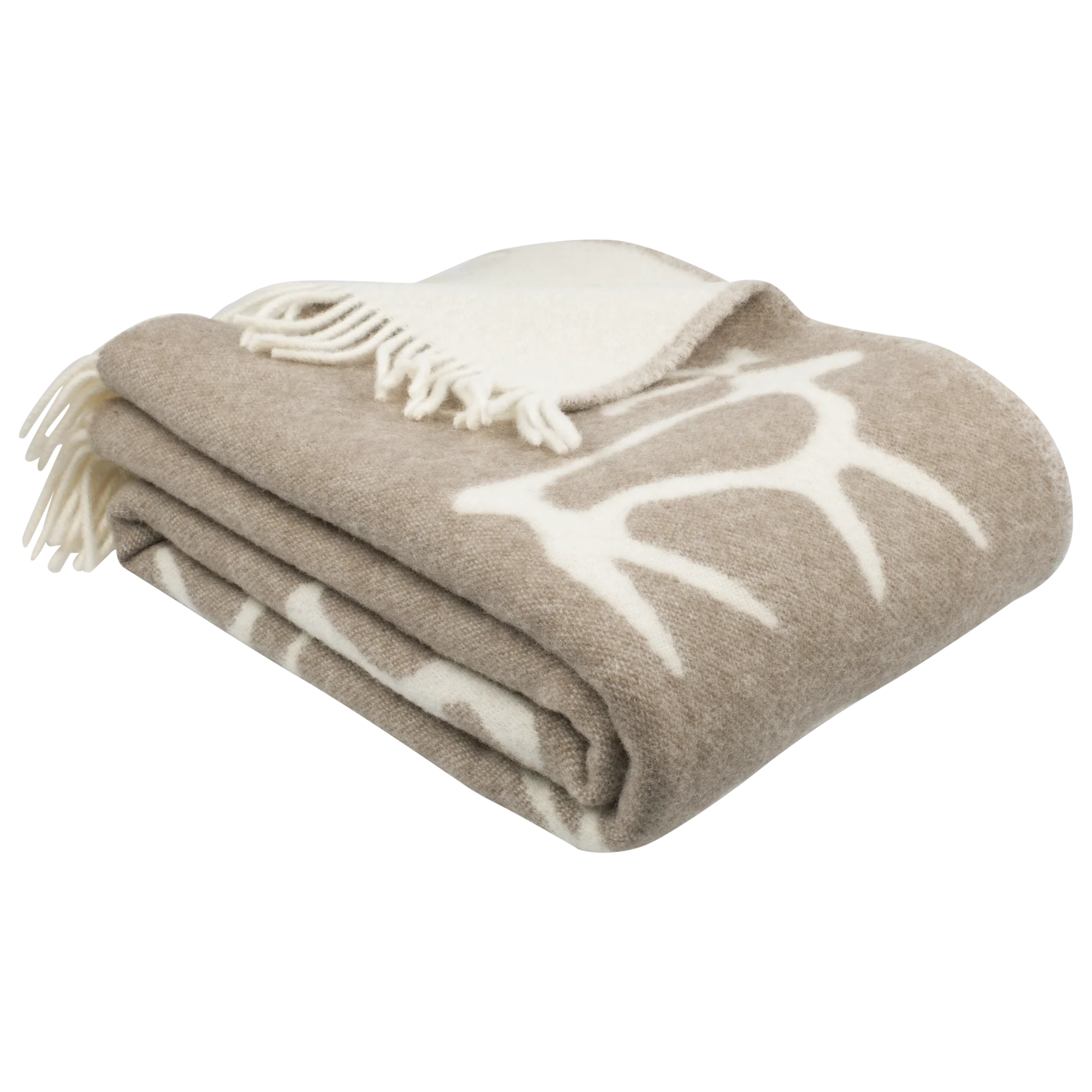 Pentik Saaga Wool Blanket, brown – Touch of Finland