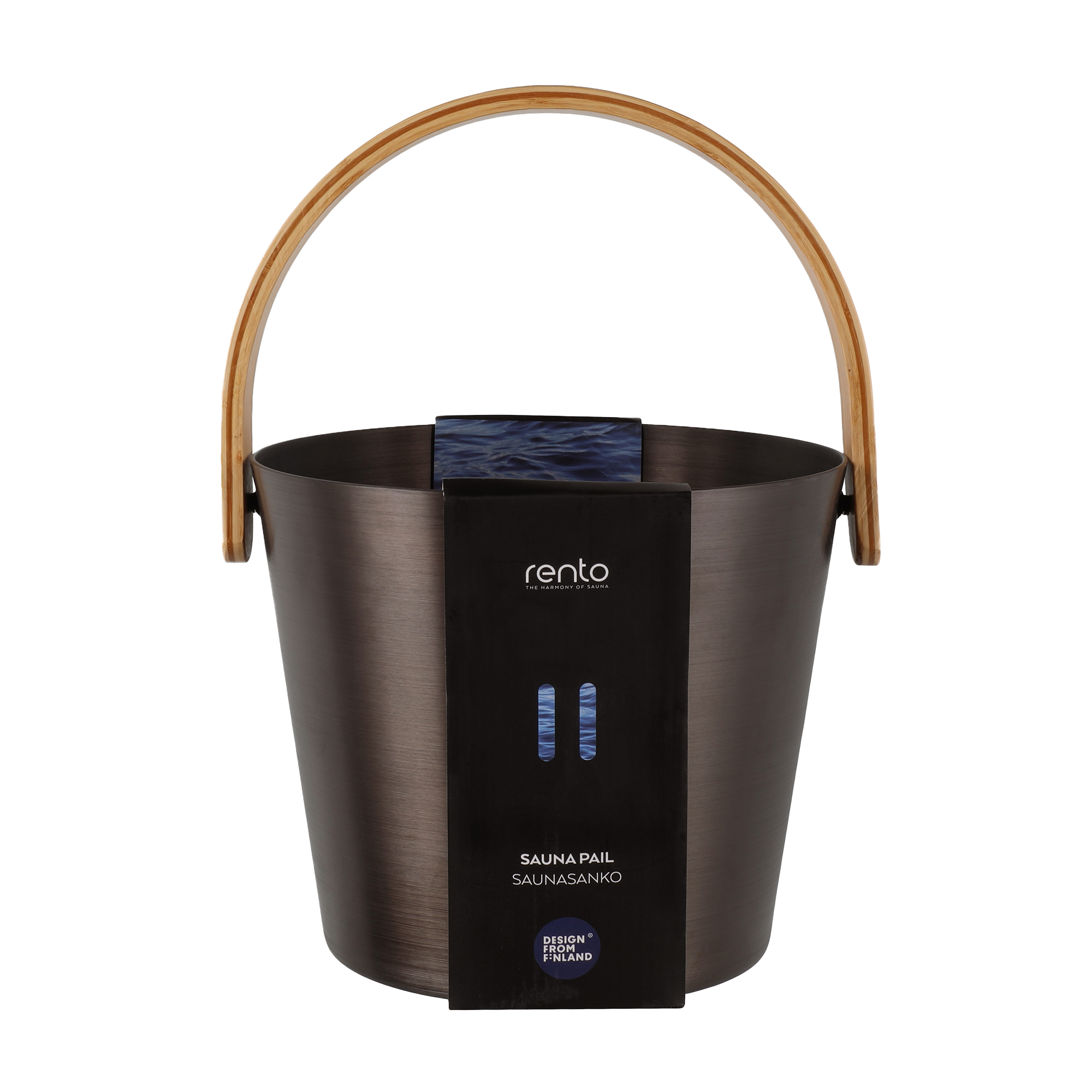 Rento Tar Aluminum Bamboo Sauna Bucket – Touch of Finland