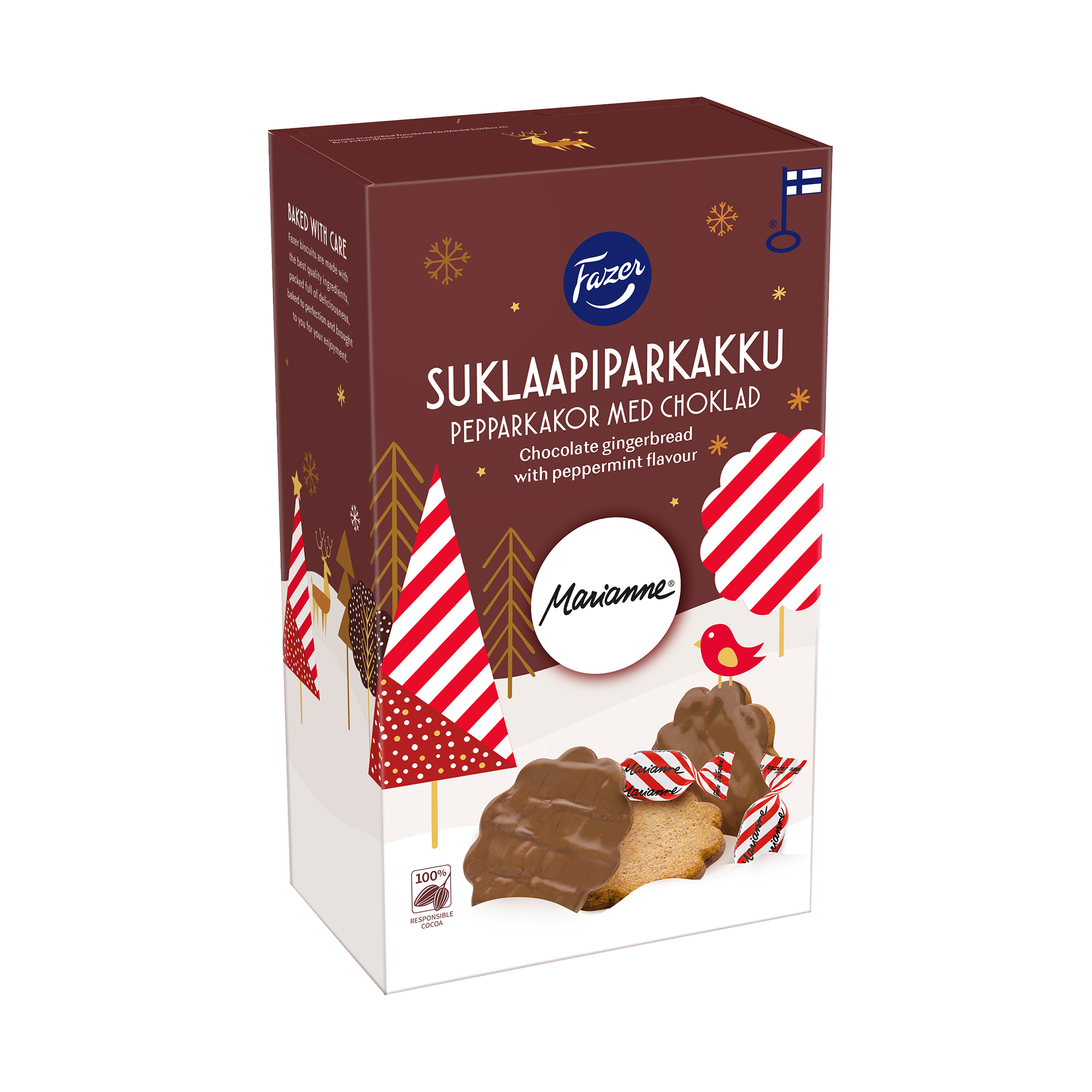 Fazer Marianne Chocolate Gingerbread Cookies (175g) – Touch of Finland