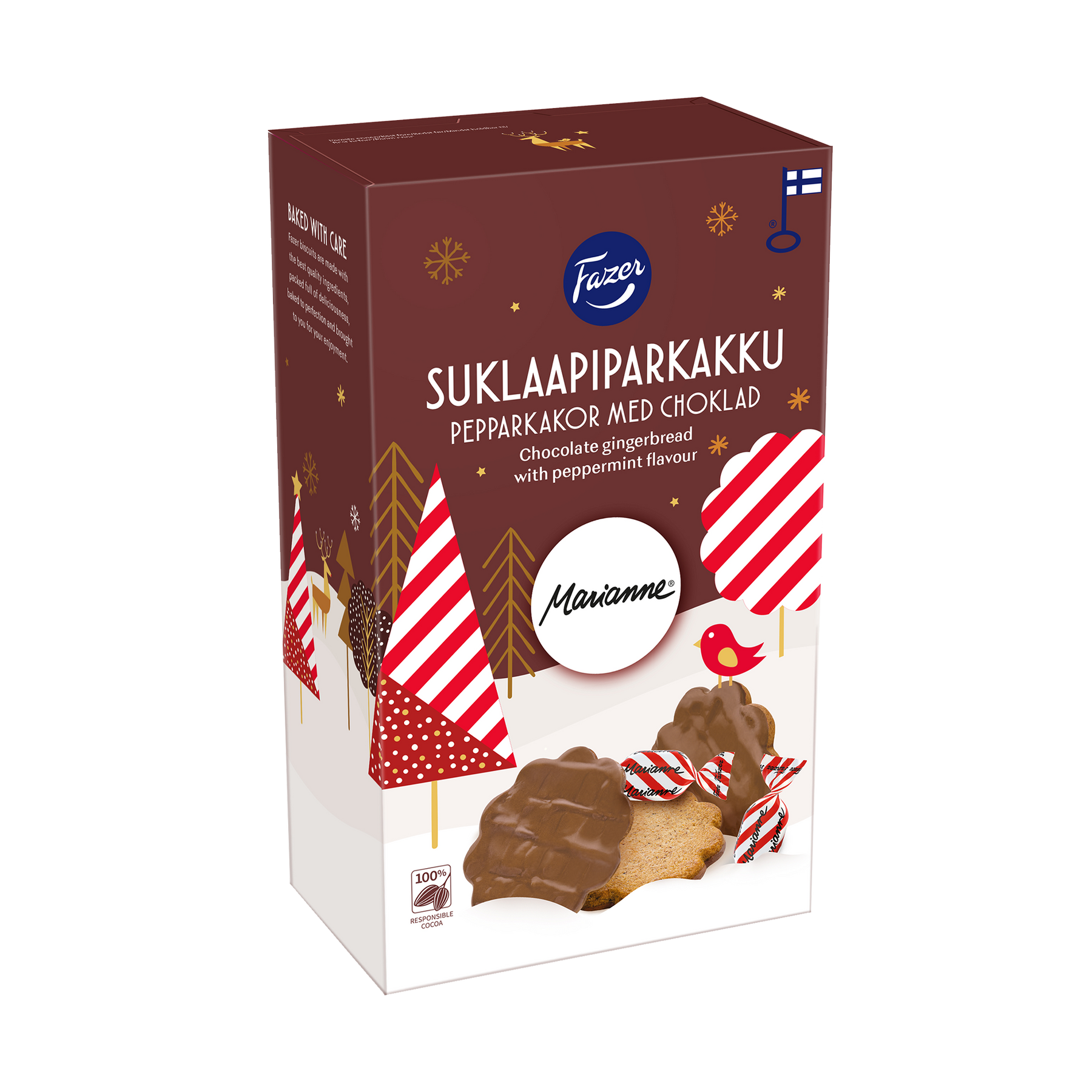 Fazer Marianne Chocolate Gingerbread Cookies (175g) – Touch of Finland