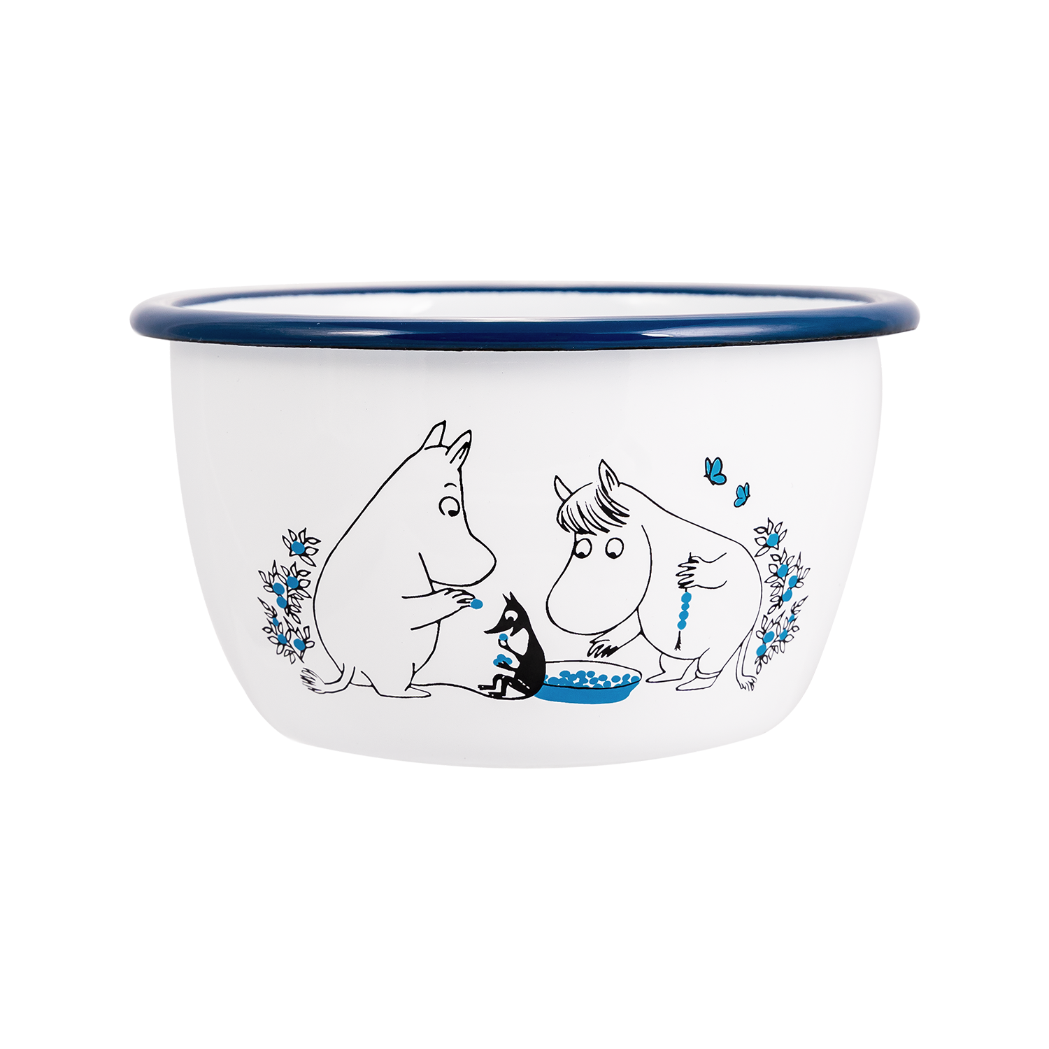 Muurla Moomin Blueberries Enamel Bowl 20 oz – Touch of Finland