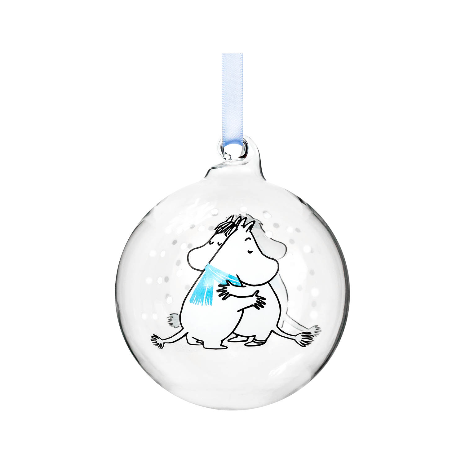 Muurla Moomin Hug Glass Ball Ornament (7 cm) – Touch of Finland