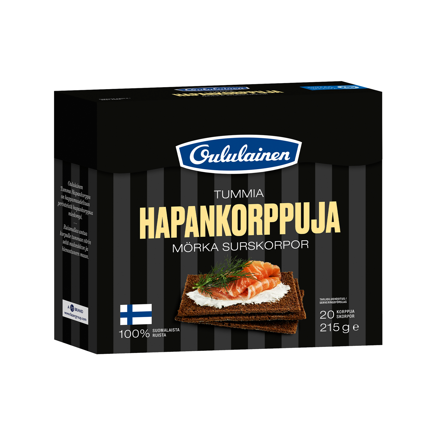 Oululainen Dark Crispbread (215g) – Touch of Finland