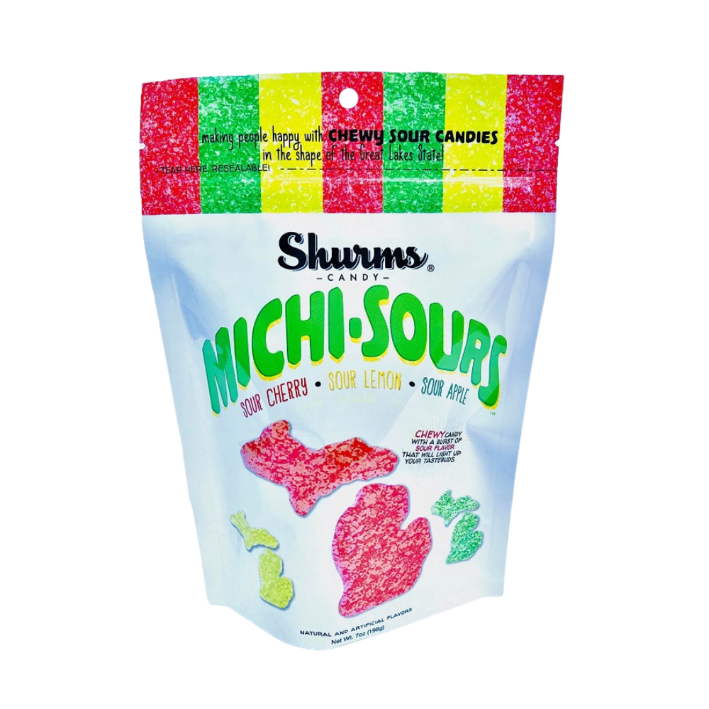 Michi-Sours Gummies Resealable Pouch (198g) – Touch of Finland