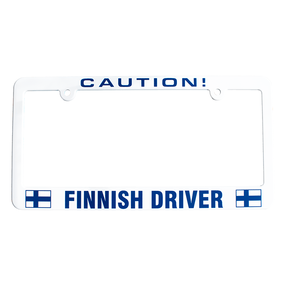 Finnish Driver License Plate Frame – Touch of Finland