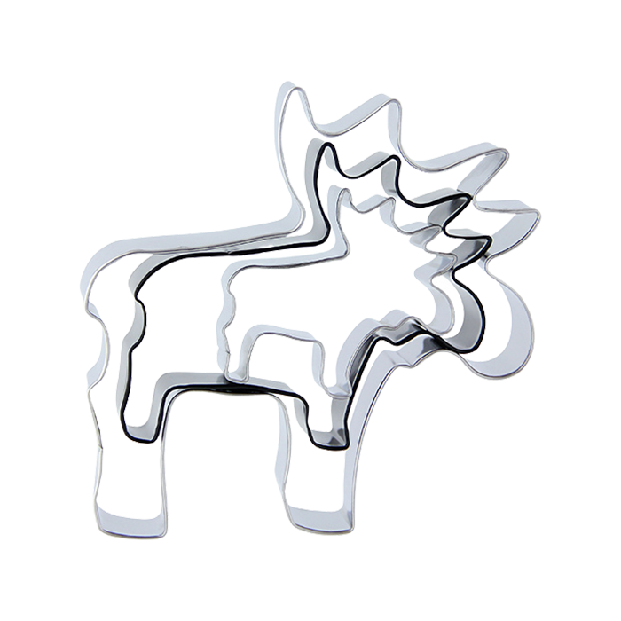 Moose Cookie Cutter 3 pc set – Touch of Finland