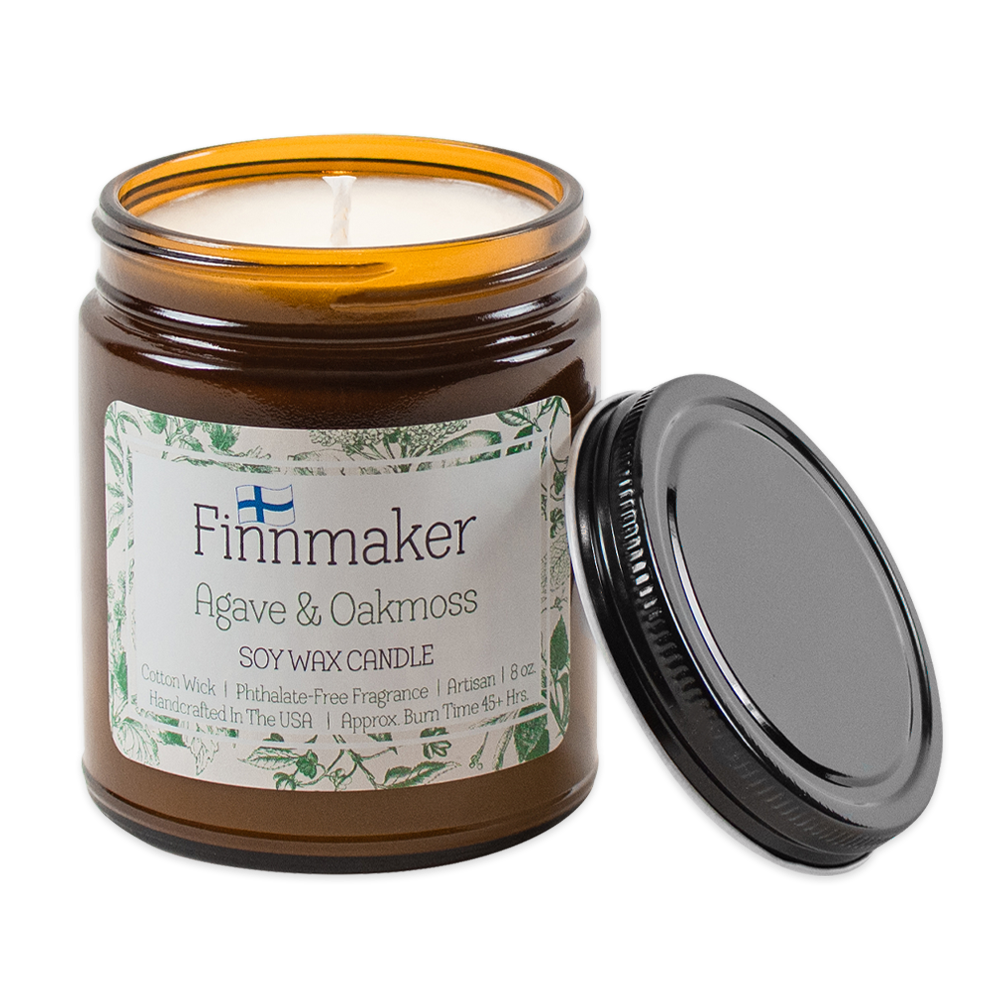 Finnmaker Agave & Oak Moss Candle – Touch of Finland