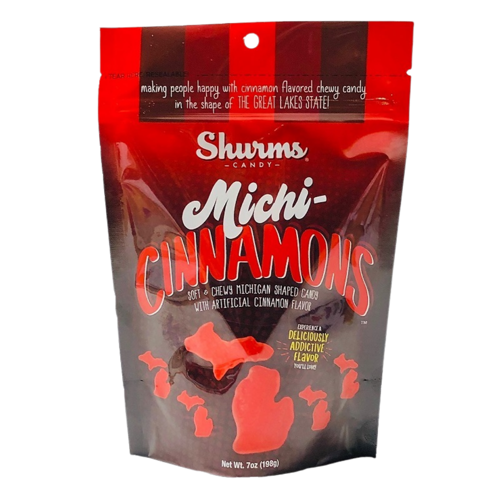 Michi-Cinnamons Candy Resealable Pouch (198g) – Touch of Finland