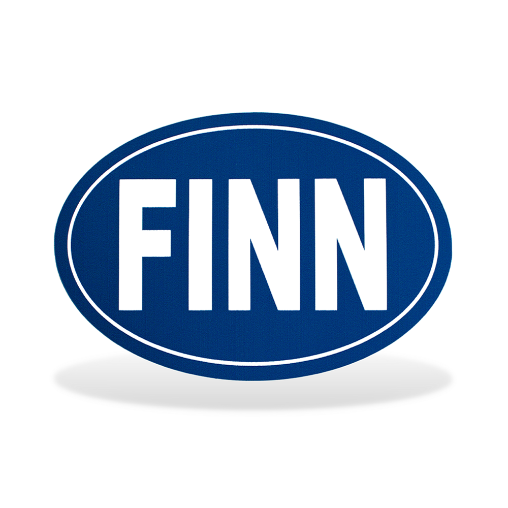 Oval FINN Bumper Sticker – Touch of Finland