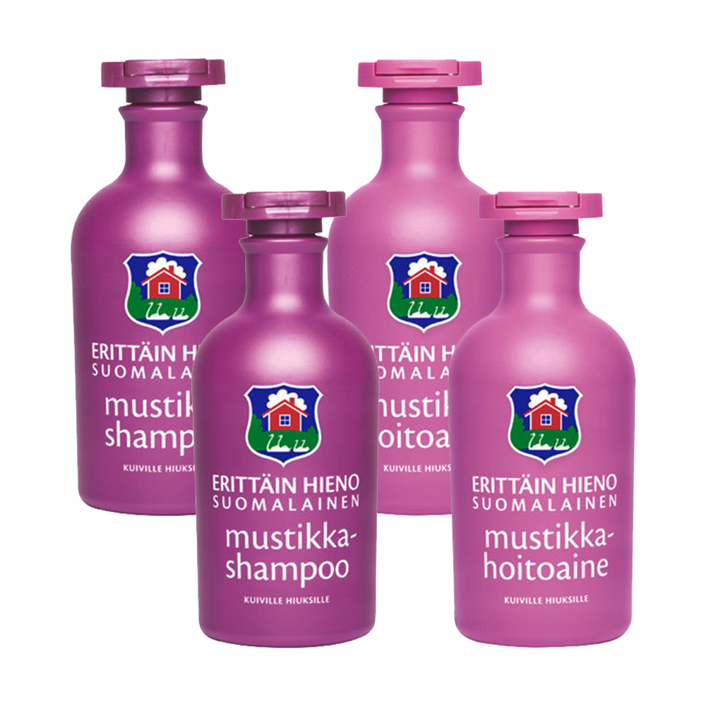 Very Fine Finnish - Blueberry Shampoo & Conditioner Pack – Touch of Finland